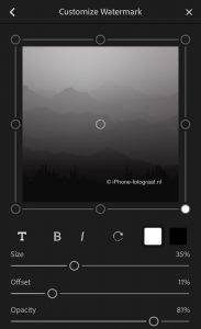 How to watermark photos on iPhone - iPhone photography